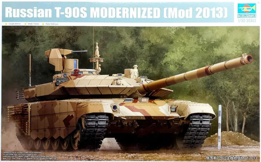Trumpeter Russian T-90S Modernized (Mod 2013) 1/35 | JM Modely