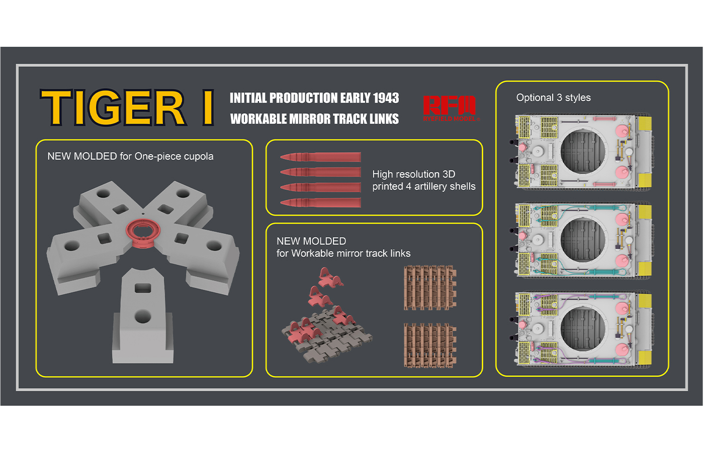 RFM Tiger I Initial Production Early 1943 1/35 | JM Modely