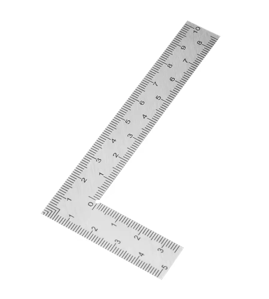 Pravítko L ocelové řezací pravoúhlé - 10 x 5cm | JM Modely