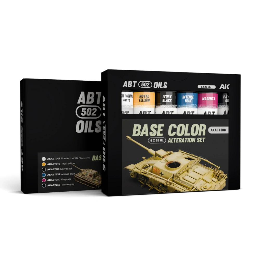 AK Base Color Alteration set (6x20ml) / Sada olejových barev ...