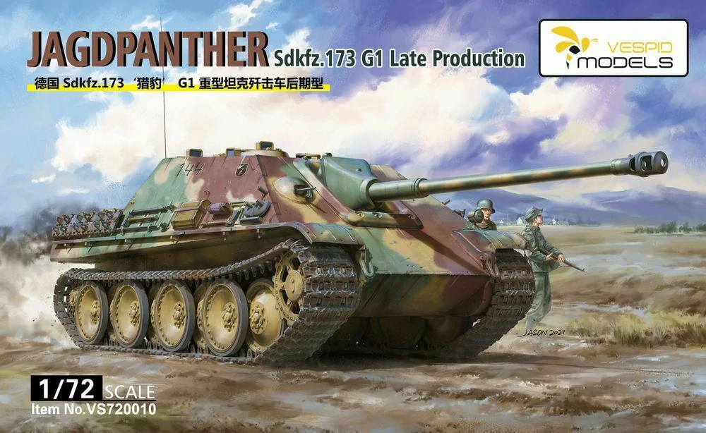 Vespid Models Sdkfz.173 Jagdpanther G1 Late Production 1/72 | JM Modely