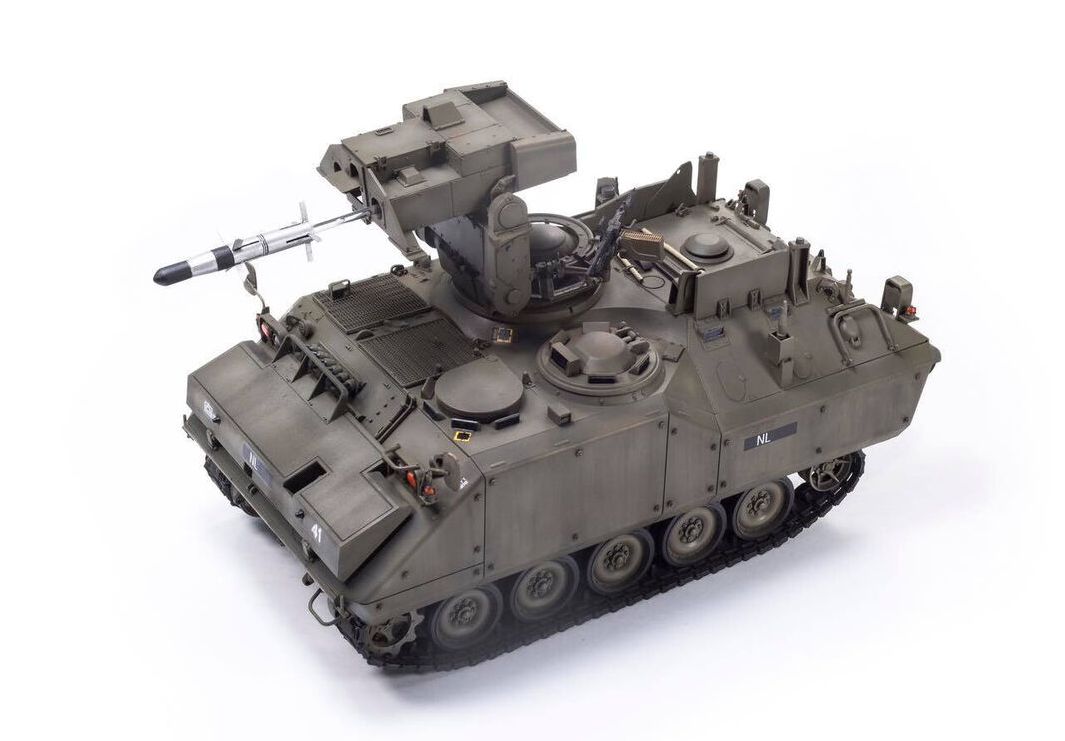 AFV Club YPR-765 PRAT anti-tank vehicle w/ twin-TOW missile launcher 1/ ...